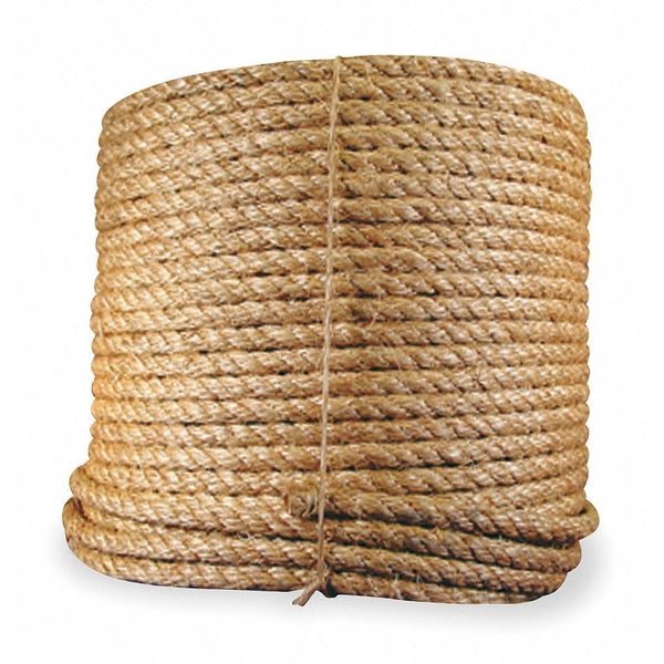 Zoro Select Rope, Manila, Twisted, 3/4 In. dia., 600ft L 4FB94 | Zoro