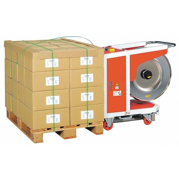Pac Strapping Products Pallet Strapping Machine, Semiautomatic Pallet ...