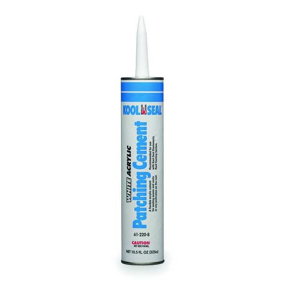 Kool Seal Acrylic Patching Cement, 10.5 oz, Cartridge, White, Storm ...