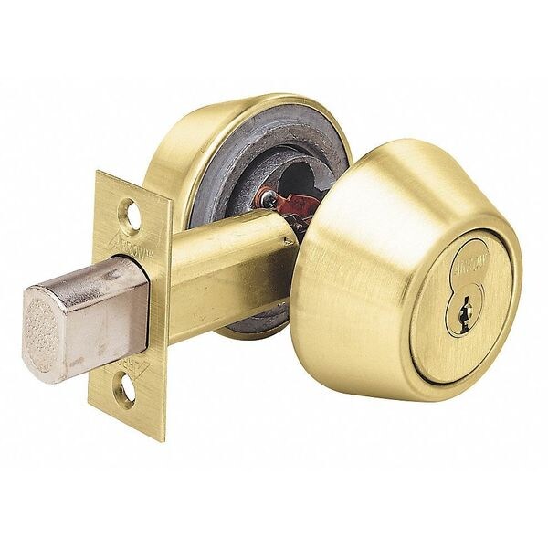 Arrow Lock SFIC DeadBolt, Bright Brass, Grade 1 D62IC03 | Zoro