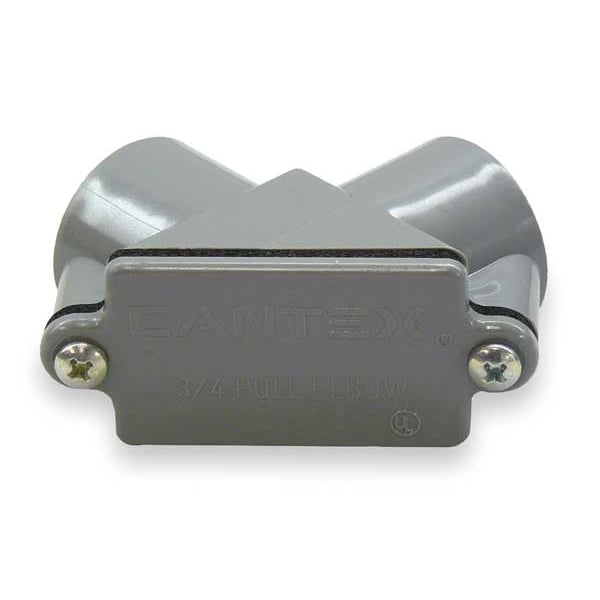 Cantex Pulling Elbow, PVC, 1/2 In. 5240100 | Zoro