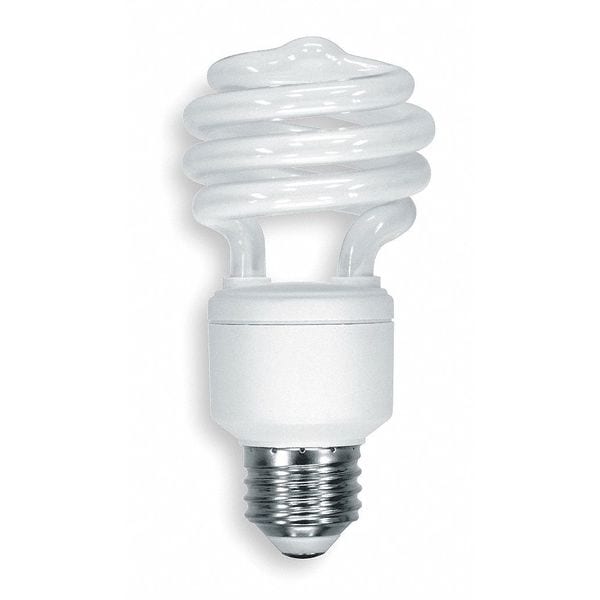 Current GE LIGHTING 20W, T2 Screw-In Fluorescent Light Bulb FLE20HT2/2 ...