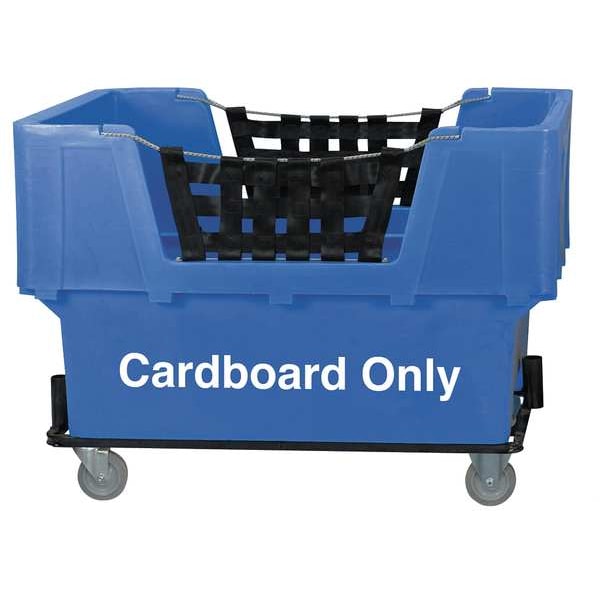 N1017261-BLUE-CARDBOARD Matl Handling Cart,Cardboard Only,Blue | Zoro.com