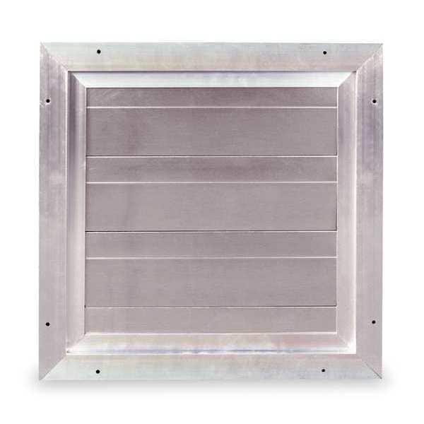 Dayton Damper, Backdraft, Wall Mount, 27-3/4 In Sq 5NKN6 | Zoro