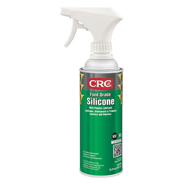 Crc Multi-Purpose Food Grade Silicone Lubricant, H1 Food Grade, -40 to ...