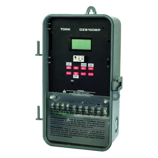 Nsi Tork Electronic Timer, Astro 365 Days, DPDT DZS100BP | Zoro
