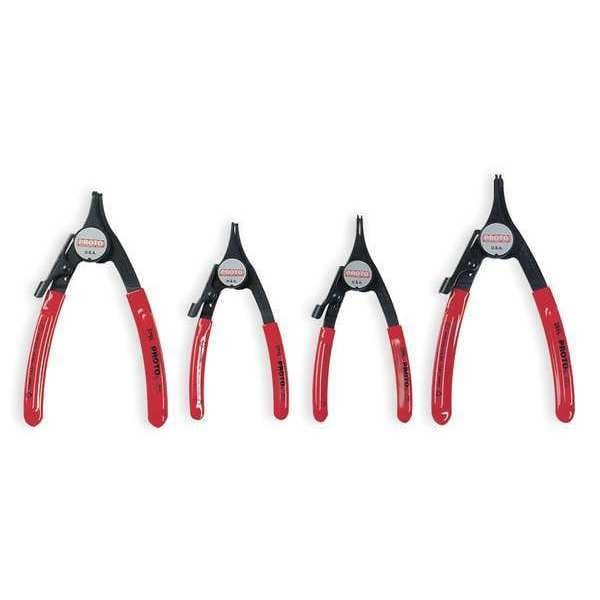 Proto Retaining Ring Plier Set, 18, 90 Deg, 4 pcs J360C | Zoro