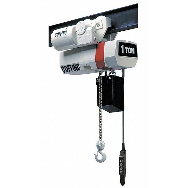 Coffing Hoists Electric Chain Hoist, 1000 lb., 10 ft. 10713W | Zoro
