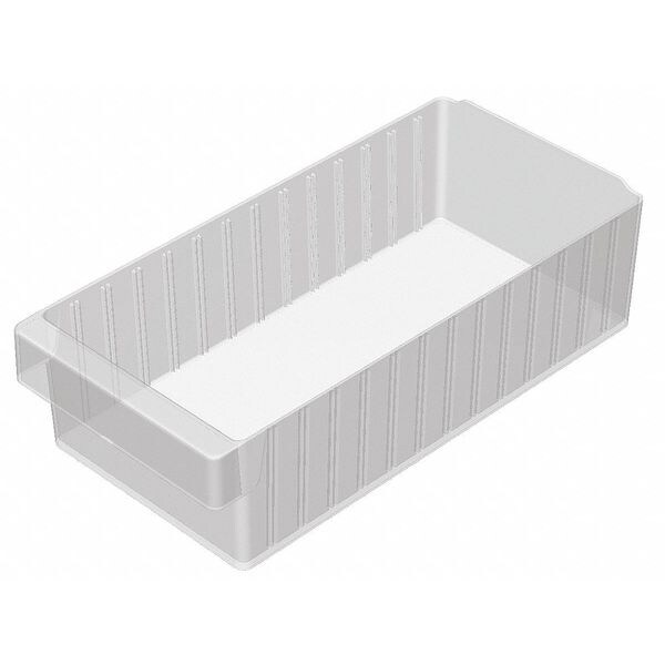 Akro-Mils Drawer Bin, Industrial Grade Polymer, Clear 31188CRY | Zoro