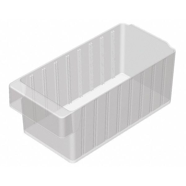 Akro-Mils Drawer Bin, Industrial Grade Polymer, Clear 31162CRY | Zoro