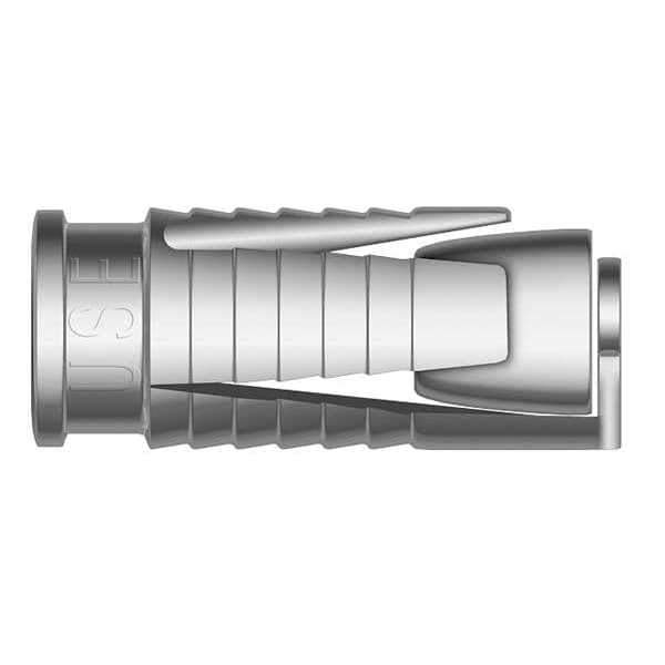Mkt Fastening Forway Double Lag Shield, 7/8" Dia, 2-1/4" L, Alloy Steel ...