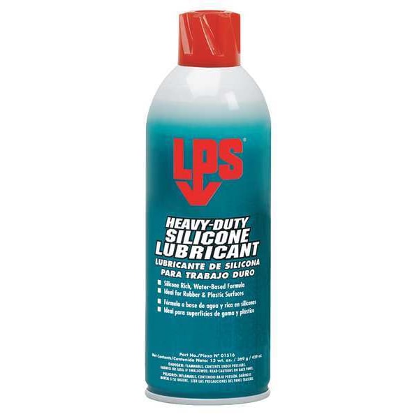 Lps Silicone Lubricant, 16 oz., Aerosol Can, Silicone, White 01516 | Zoro