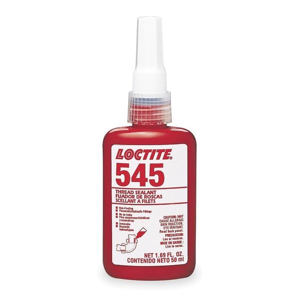 Loctite Pipe Thread Sealant 8.5 fl oz, Bottle, 545, Purple, Liquid ...