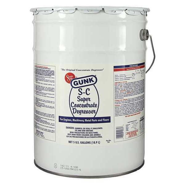 Gunk Degreaser, 5 gal. Pail, Liquid SC5 | Zoro