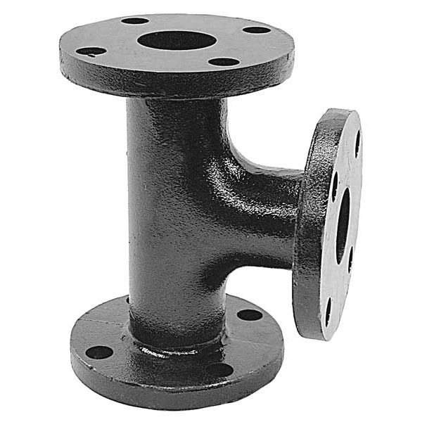 Anvil Flanged, Cast Iron Tee, Class 125 0306027806 | Zoro