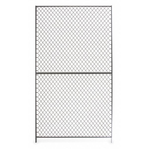 Folding Guard Wire Partition Panel, 4 ft x 8 ft 408 | Zoro