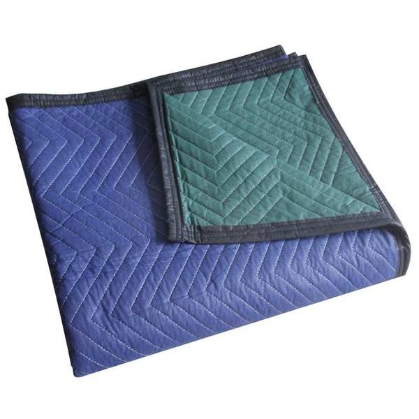 Zoro Select Quilted Moving Pad, L72xW80In, Blue 4LGK9 | Zoro