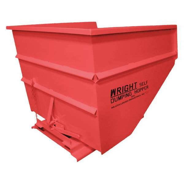 Zoro Select Self Dumping Hopper, Medium Duty, Red 30077 RED | Zoro