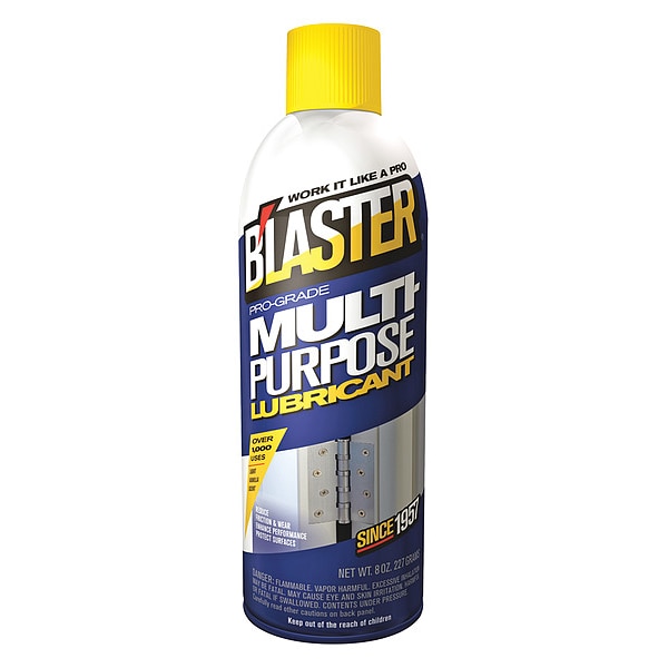 Blaster 8 oz. White Multi-Purpose Lubricant Aerosol can PB-50 | Zoro