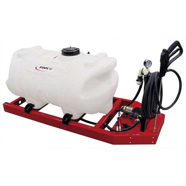Fimco 60 gal. Skid Sprayer, Polyethylene, 25 ft. L Hose, Cone Nozzle ...