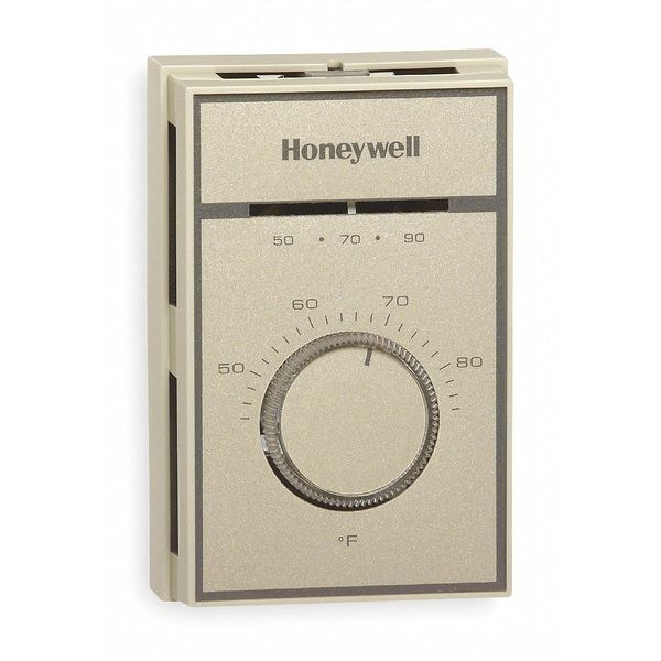 Honeywell Line Volt Mechanical Tstat, Open/Close on Rise, Standard ...