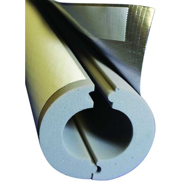 Techlite Insulation Pipe Insulation, 1-3/8" OD, 4 ft. L, Melamine Foam ...