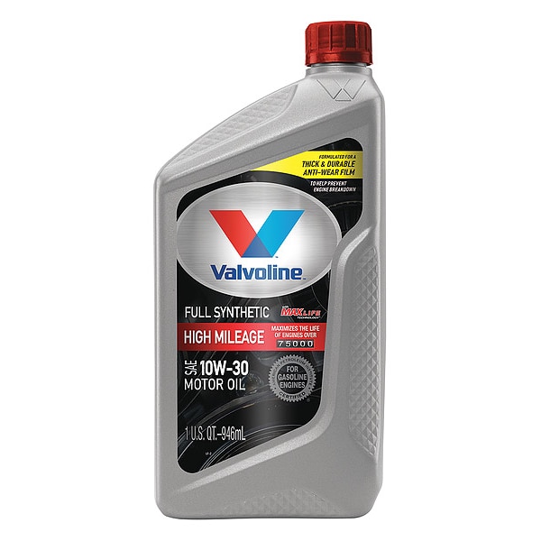 Valvoline Engine Oil, Full Synthetic, 10W-30, 32 Oz. VV180 | Zoro