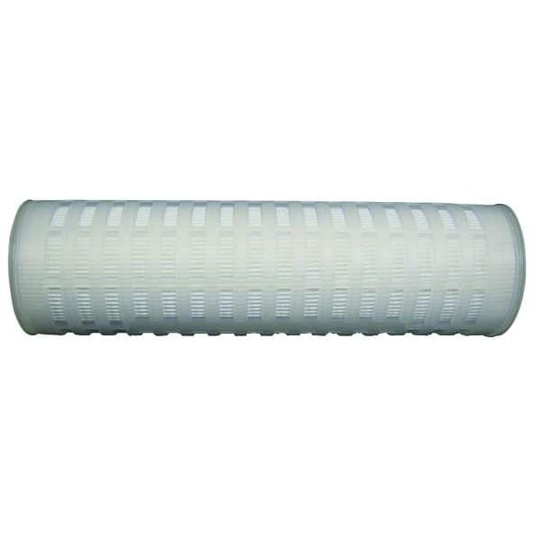 Parker Pleated Filter Cartridge, 70 gpm, 0.5 Micron, 2-3/4" O.D., 10 in ...