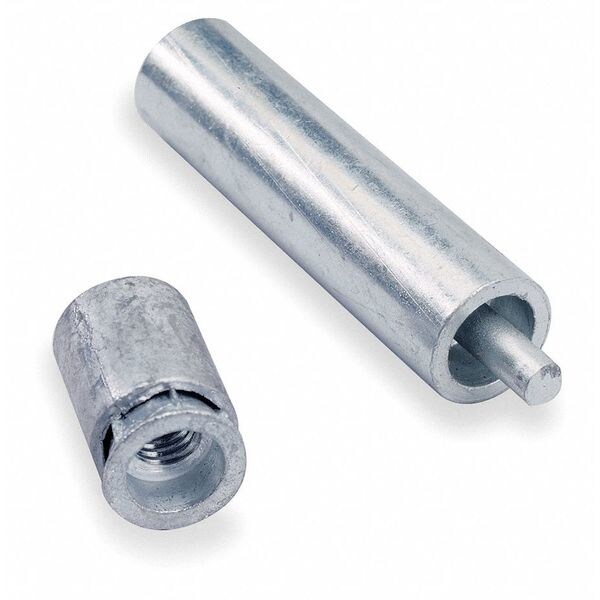 Greenlee Caulking Screw Anchor, 1 1/4 in L, Zinc, 50 PK 84305 | Zoro