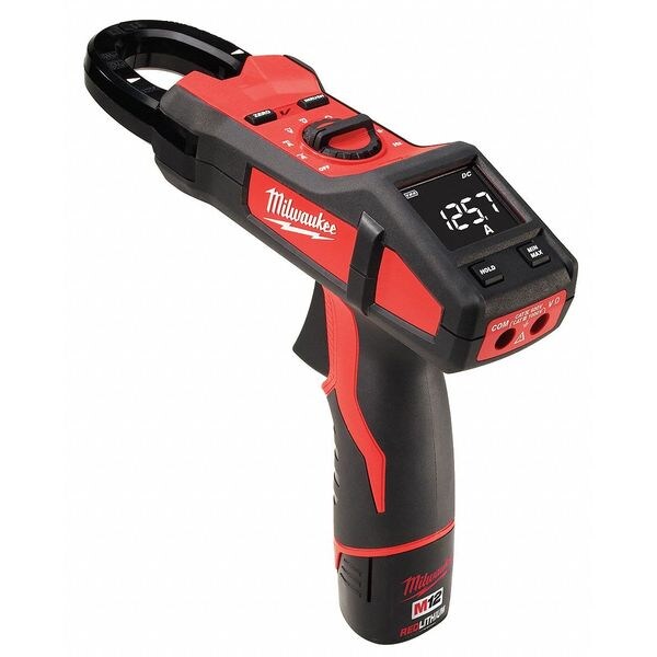 Milwaukee Tool Clamp Meter, Reverse Black LCD, 1000 A, 1.6" (41mm) Jaw ...