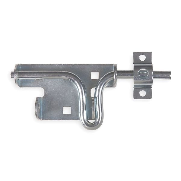 Zoro Select Padlockable Slide Latch, 2-1/4 In. W 4PB54 | Zoro