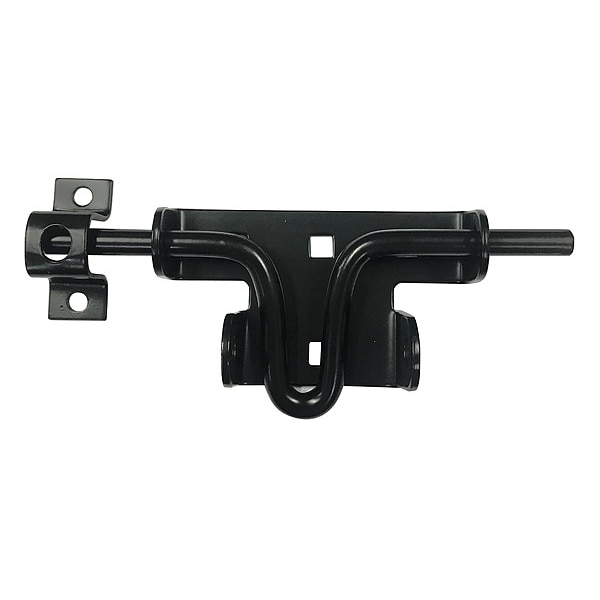 Zoro Select Padlockable Slide Latch, 2-1/4 In W, Black 4PB55 | Zoro