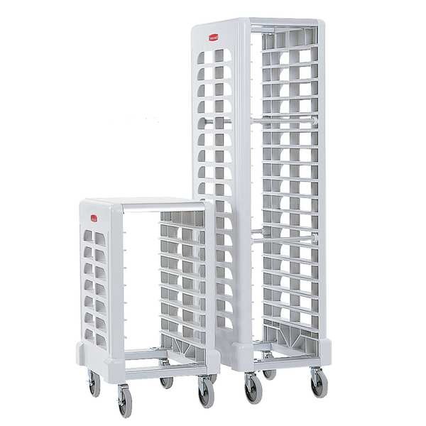 Rubbermaid Commercial End-Load Rack, 23 3/4x28 3/4x67 7/8, White ...
