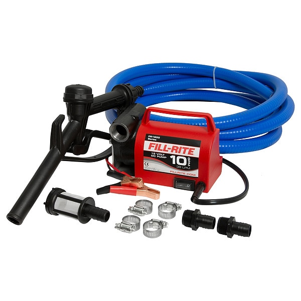Fill-Rite Fuel Transfer Pump, 12V DC, 10 gpm Max. Flow Rate , 1/5 HP ...