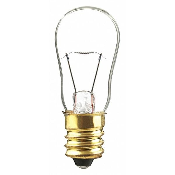 Zoro Select 6W, S6 Incandescent Light Bulb (Formerly LumaPro) 6S6/BB ...