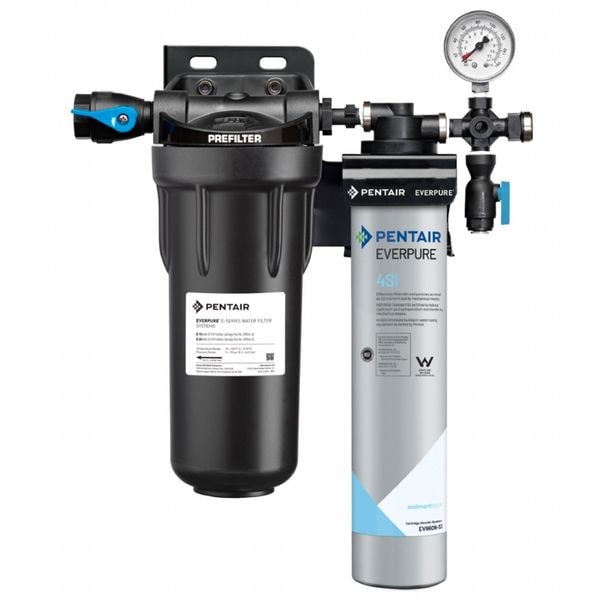 Everpure Water Filtration System, 0.5 micron, 18" H EV932461 | Zoro