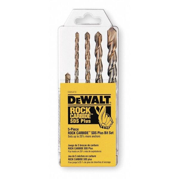Dewalt Dw5470 19 29 2 Cutter Hammer Drill Bit Set Set X Set Sds Plus