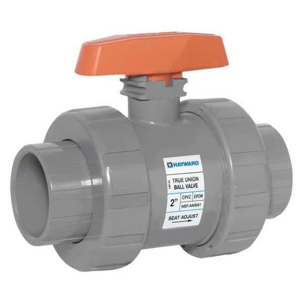Hayward Flow Control Ball Valve, True Union, 3/4", CPVC/EPDM, Full Port ...