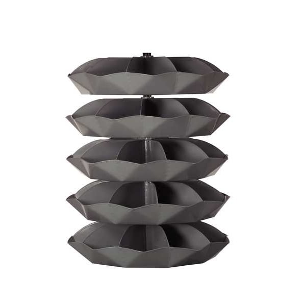 Durham Mfg Prime Cold Rolled Steel Revolving Storage Bin, 44 in D x 57 ...