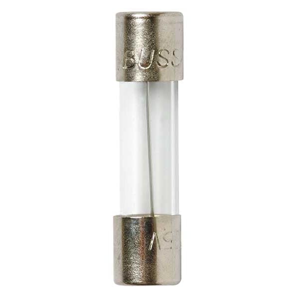 BUSSMANN 630mA Glass Fuse, 250V AC Time-Delay, - GMC-630-R