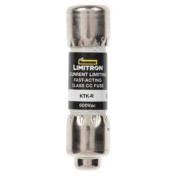 BUSSMANN 25A CC Fast-Acting UL Class Fuse, 600V AC, KTK-R series - KTK-R-25