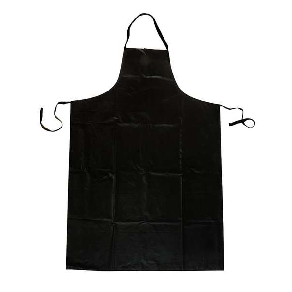Condor Chemical Resistant Bib Apron, Polyester/SBR Rubber, 16 mil Thick ...