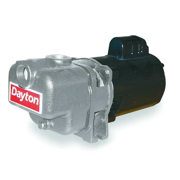 Dayton Self Priming Centrifugal Pump, 1/2 hp, 115/230V AC, 1 Phase, 78 ft Max Head 4UA68 | Zoro