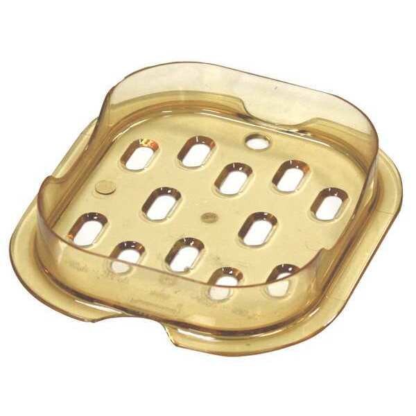 Rubbermaid Commercial Sixth Size Drain Tray, Amber FG345600AMBR | Zoro