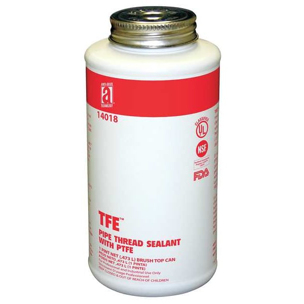 Anti-Seize Technology Pipe Thread Sealant 19.2 fl oz, Brush-Top Can ...