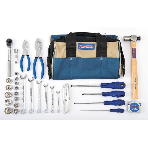 Westward Master Tool Set, SAE, 31 Pc 4VCN9 | Zoro