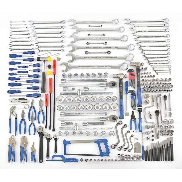 Westward Master Tool Set, Mechanic, SAE/Metric 488Y71 | Zoro