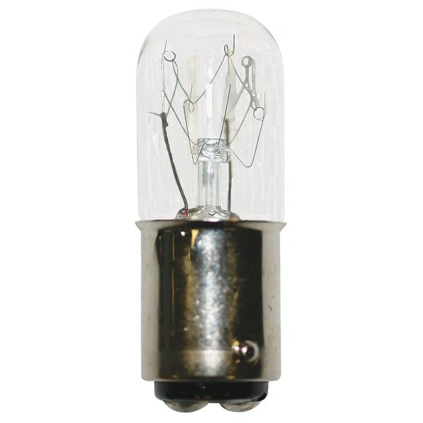 Zoro Select 10W, T6 Miniature Incandescent Light Bulb, Lumens: 50 ...