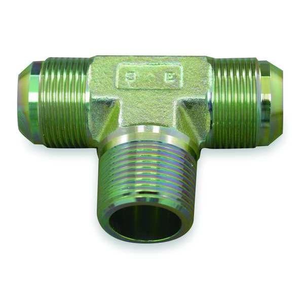 Eaton Aeroquip Adpt, MNPT-MJIC, 3/8-18, 9/16-18, Tee 2030-6-6S | Zoro