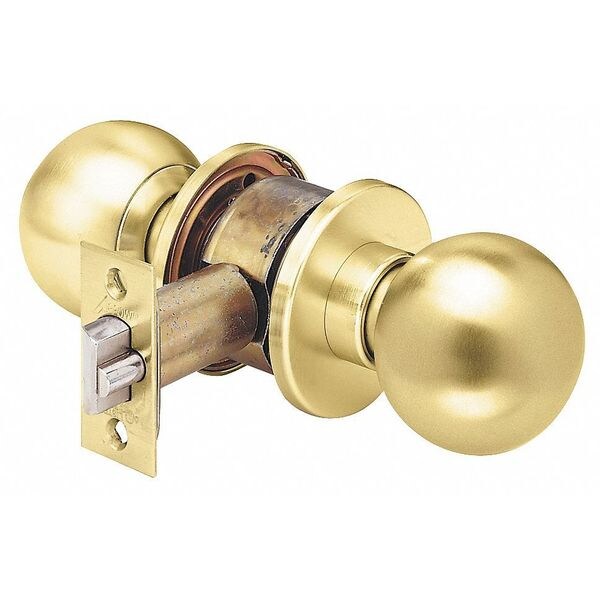 Arrow Lock Door Knob Lockset, BD (Ball), Passage H01BD03 | Zoro